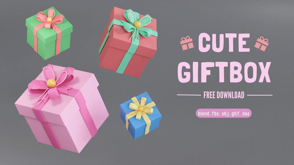 Giftbox 3D Model (Free)