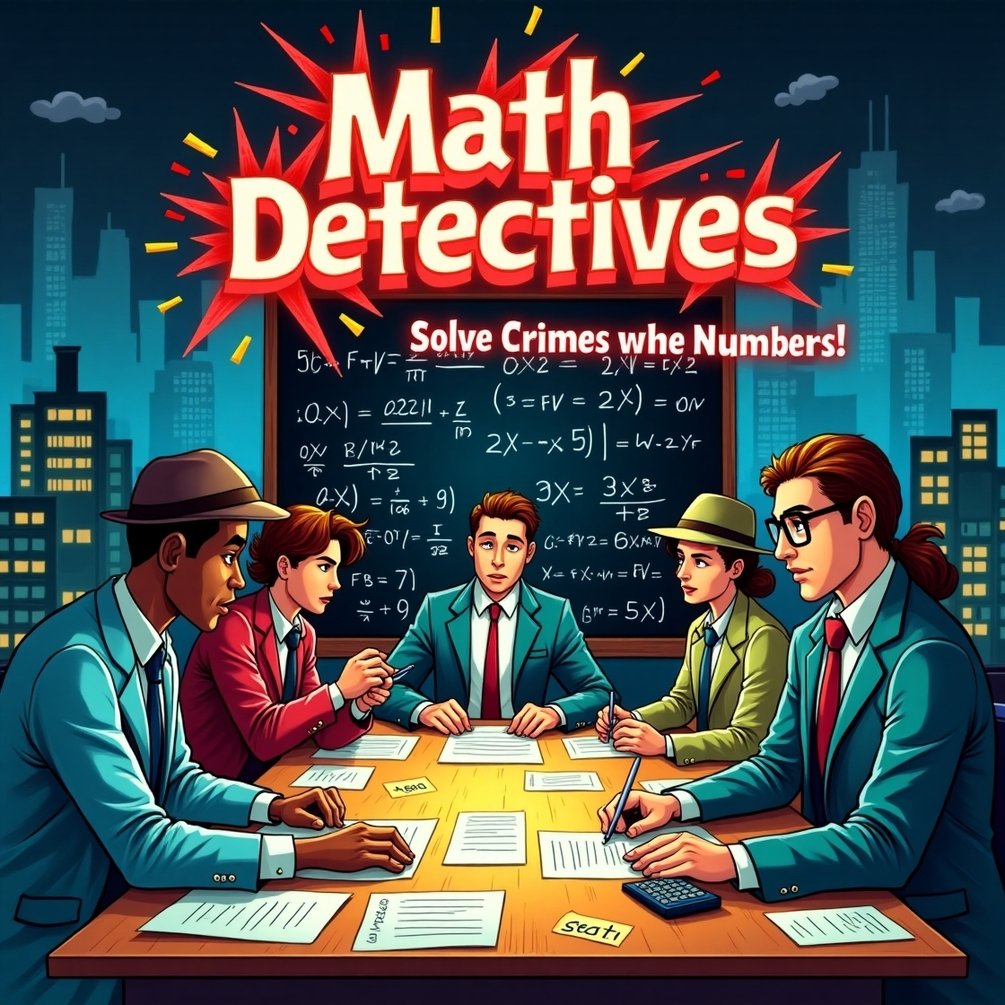 Math Detectives: Solve Crimes with Numbers.