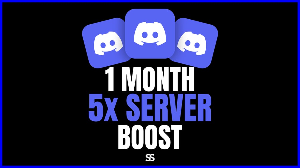 Discord 5x Server Boost | 1 Month Boost!