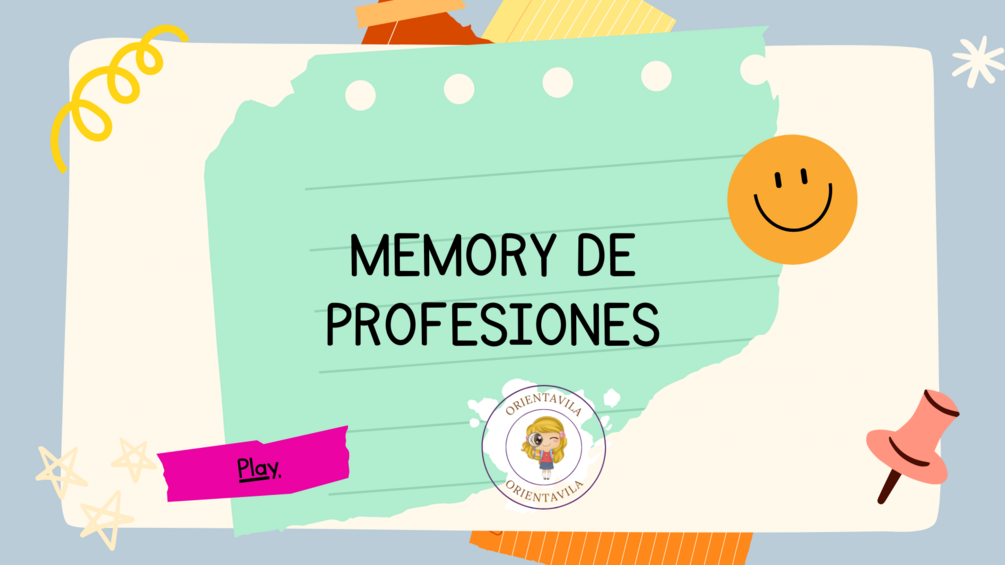 MEMORY DE PROFESIONES @ORIENTAVILA