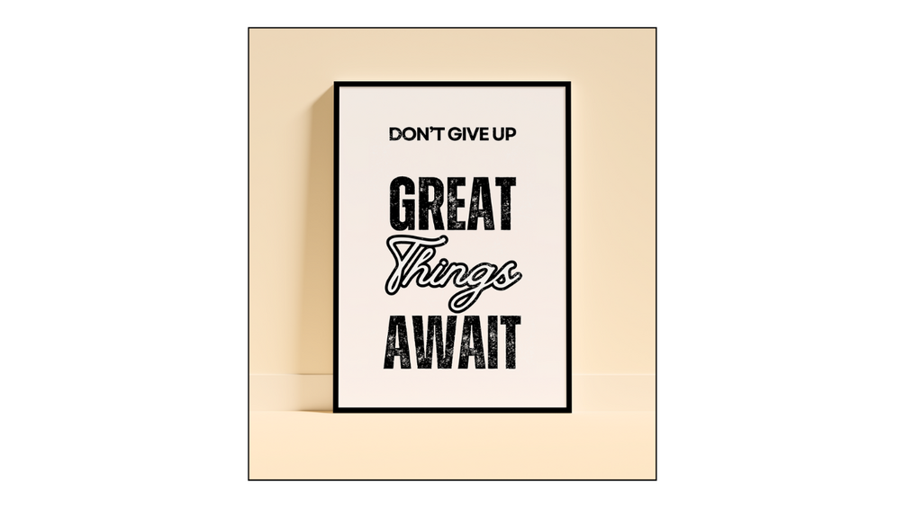 Great Things Await - Printable Wall Art