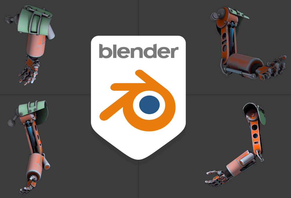 FREE - Mech Arm ready to rig