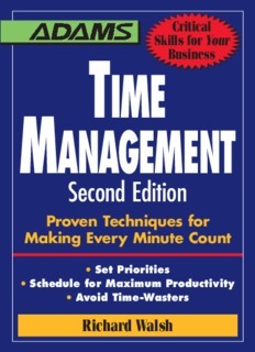 Time Management Proven Techniques for Making Every Minute Count "Second ...