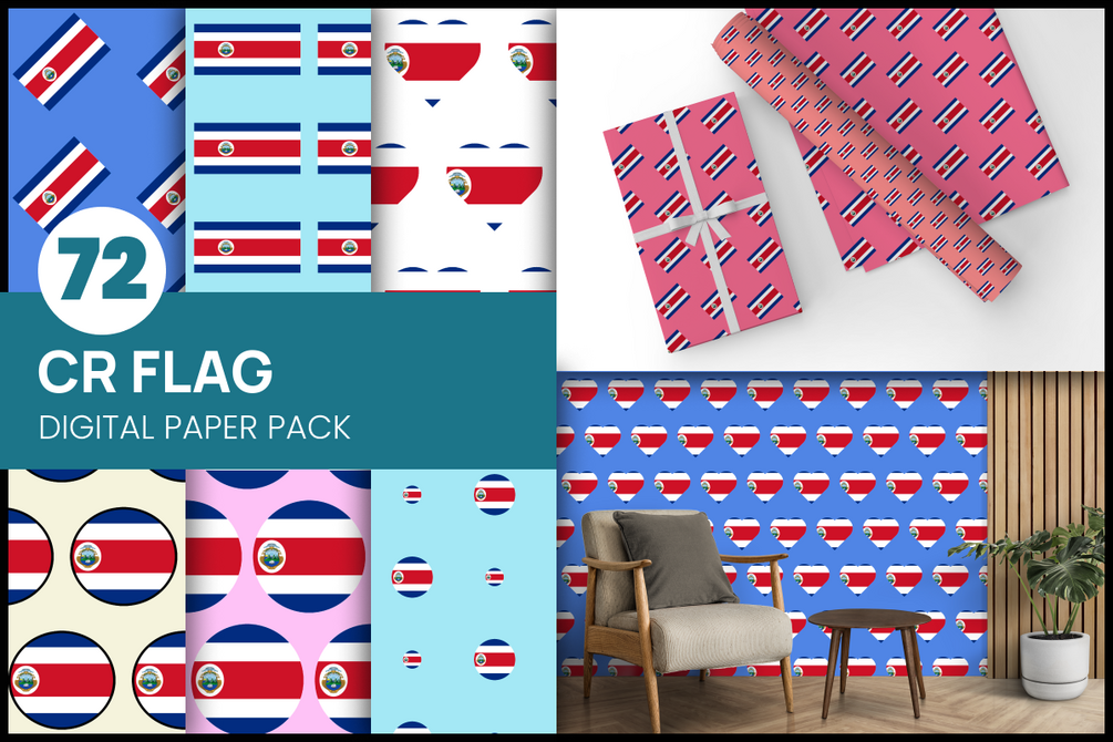 CR Flag Seamless Patterns
