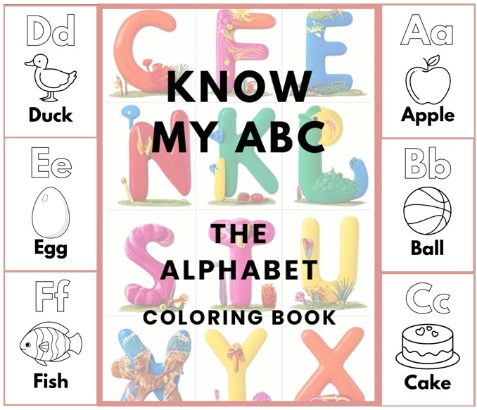 The Alphabet Coloring Book - Know My ABCs