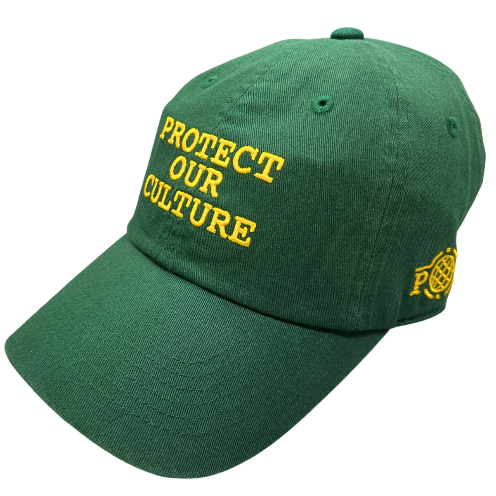 Green & Yellow Dad Hat-Protect Our Culture