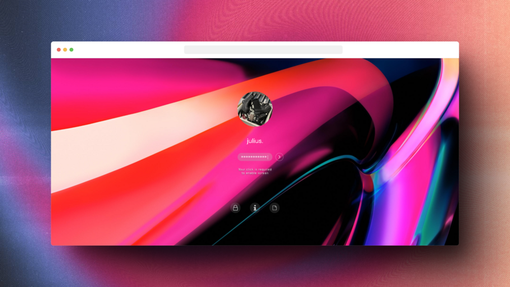 MacBook Carrd Website Template - Shades