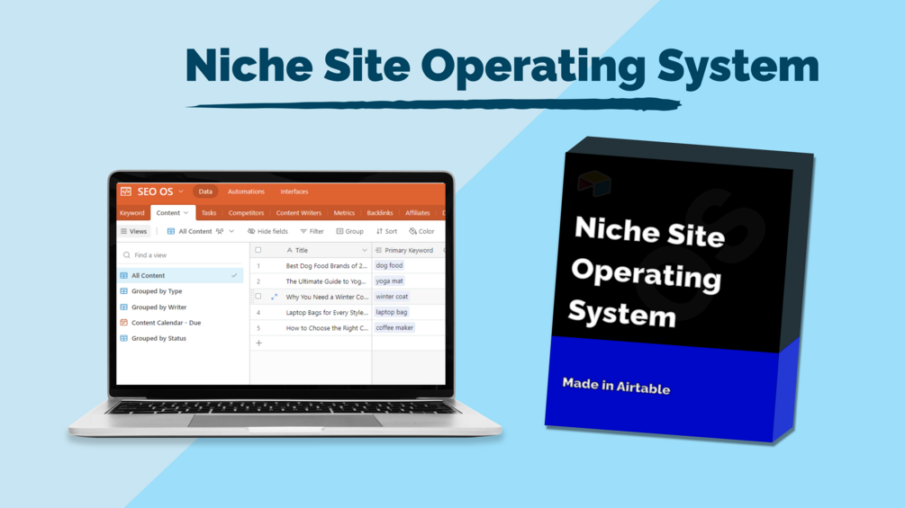 Niche Site Operating System