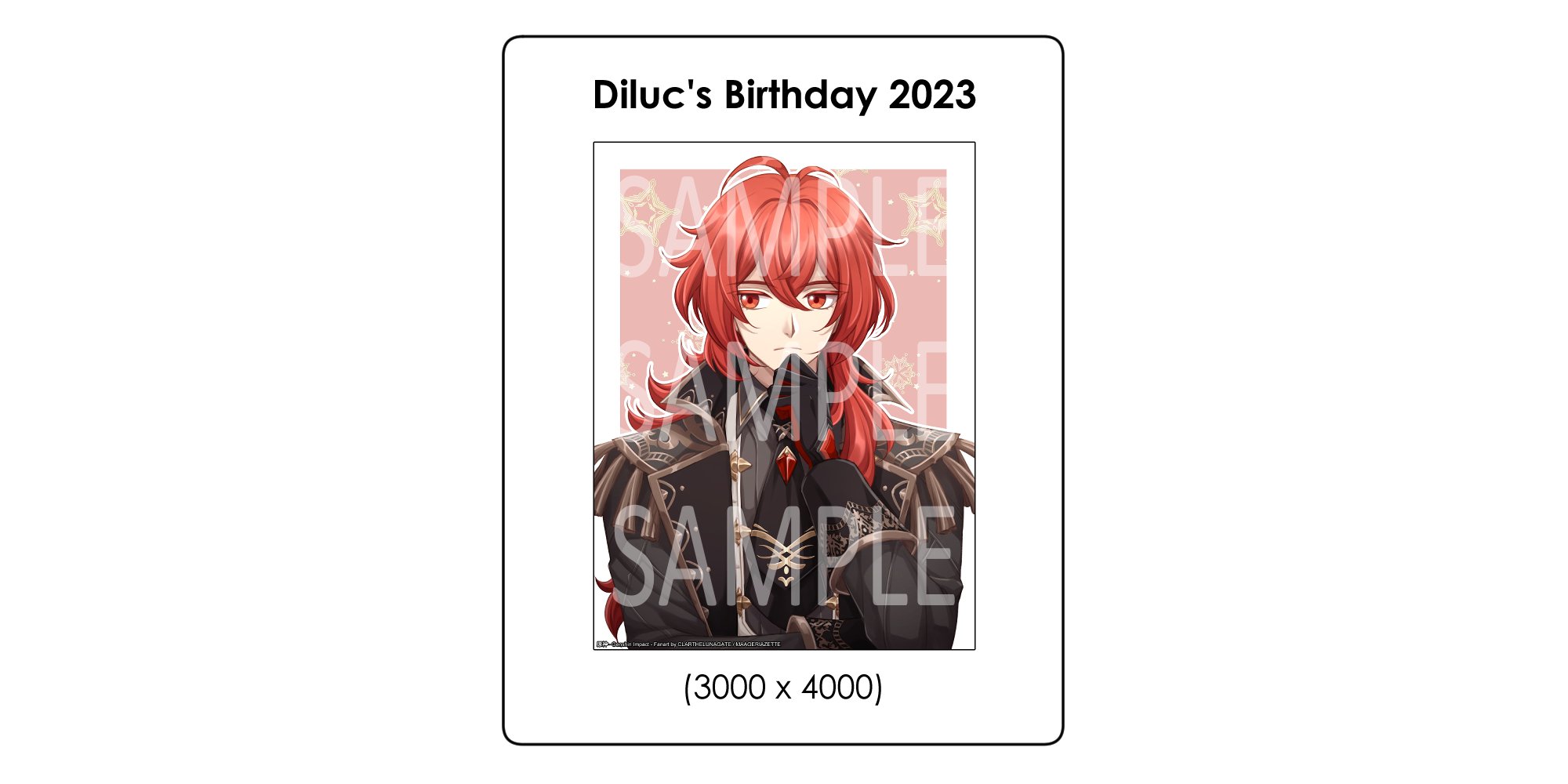 Genshin Impact - Diluc's Birthday 2023