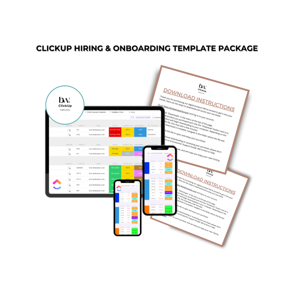 ClickUp Hiring & Onboarding Template