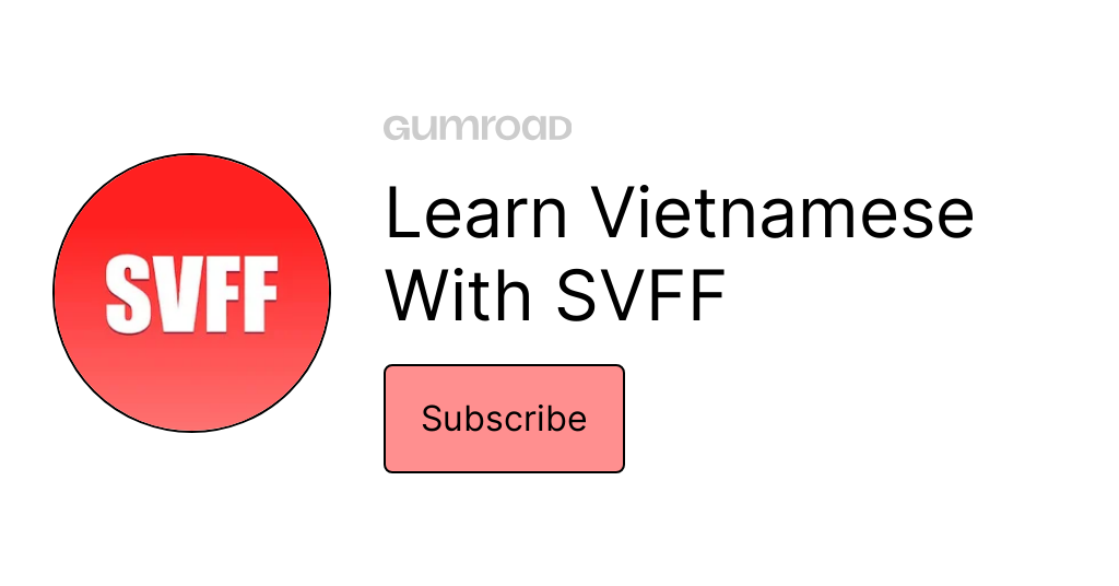 Learn Vietnamese With SVFF
