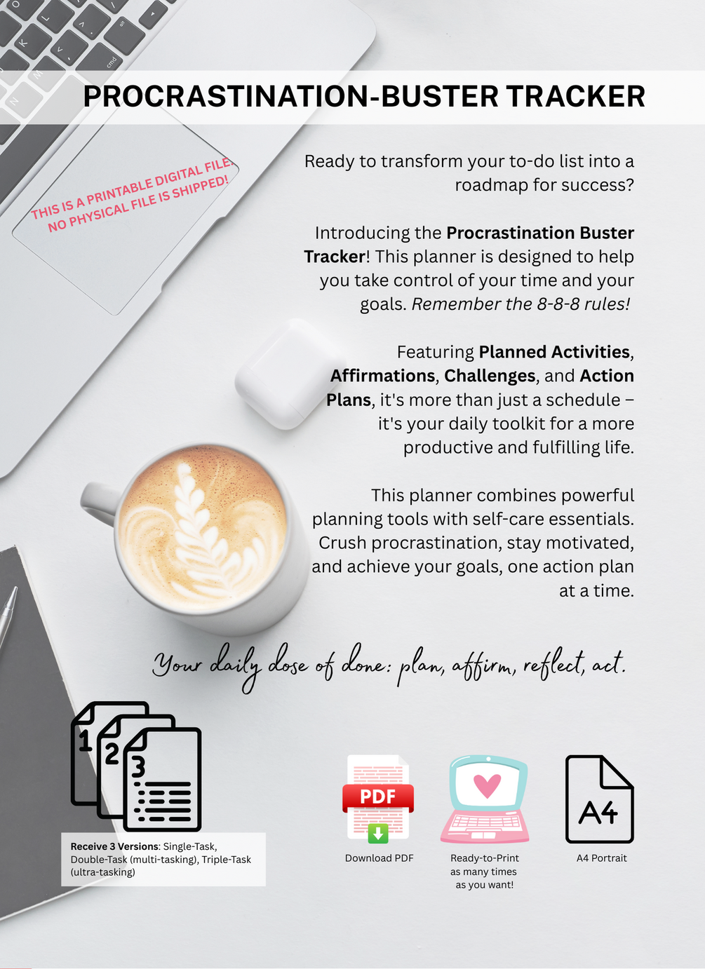 Procrastination-Buster Planner