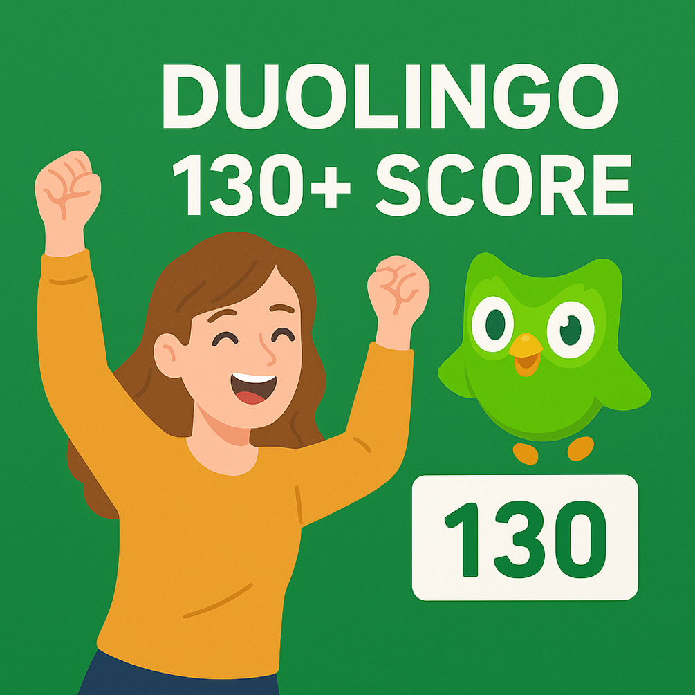 Duolingo Final Exam Suggestion materials for 130+ Score