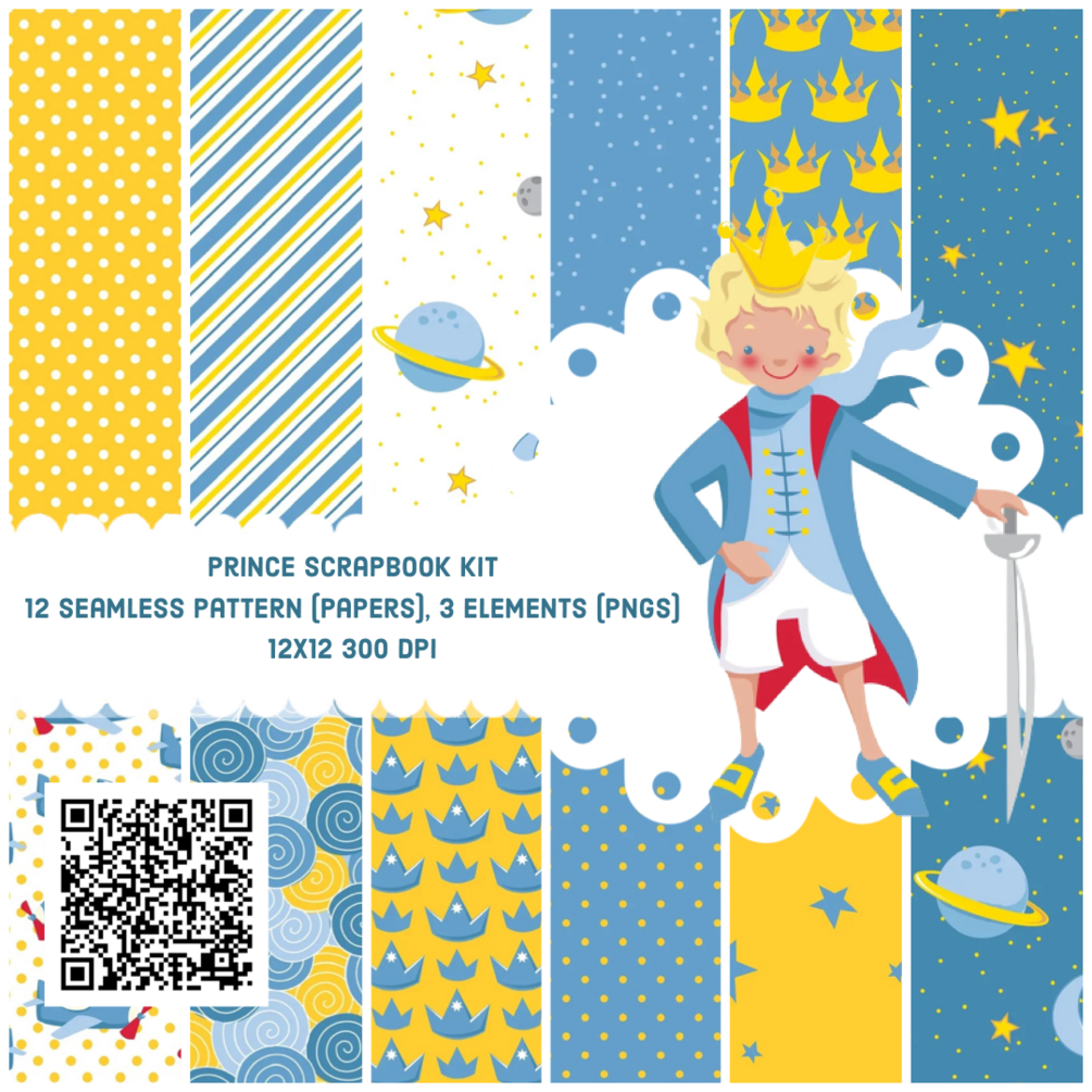 Prince Scrapbook Kit