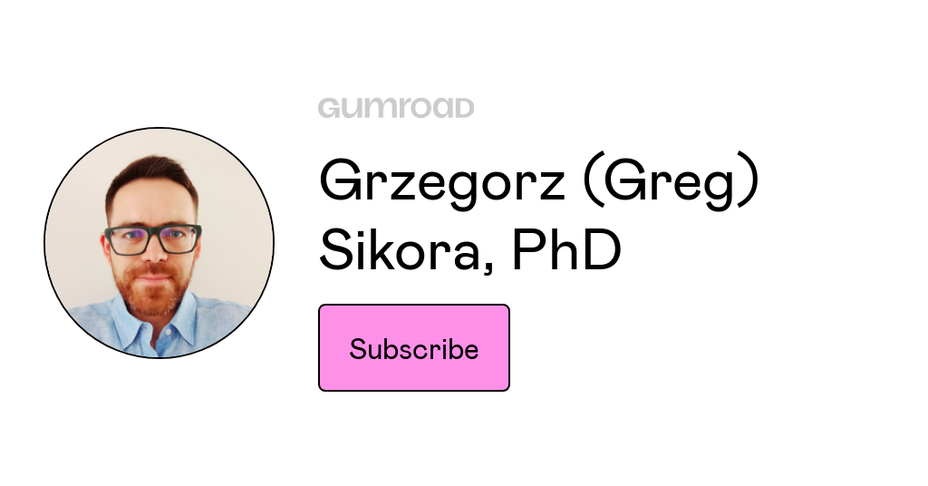 Grzegorz (Greg) Sikora, PhD