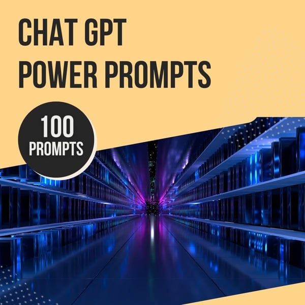 ChatGPT Power Prompts for Etsy and Business & Sales