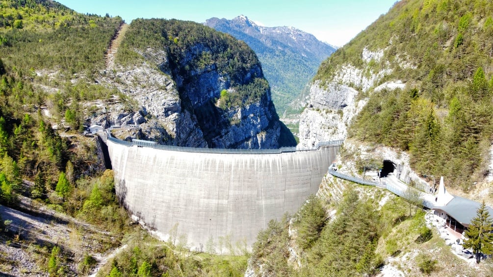 Diga del Vajont - Lago di Barcis e S.Daniele del Friuli