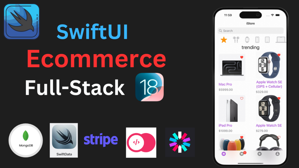 SwiftUI Ecommerce Fullstack App