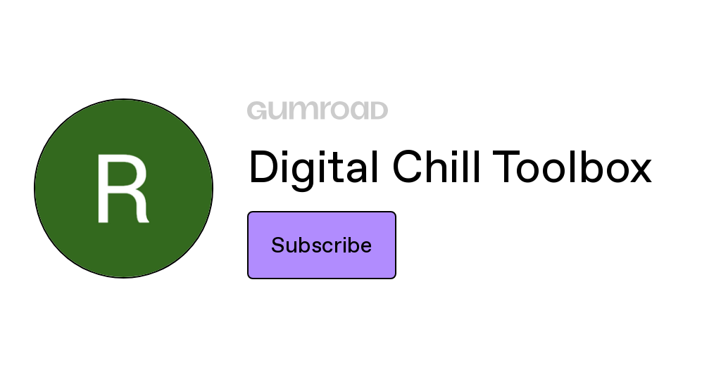 Digital Chill Toolbox