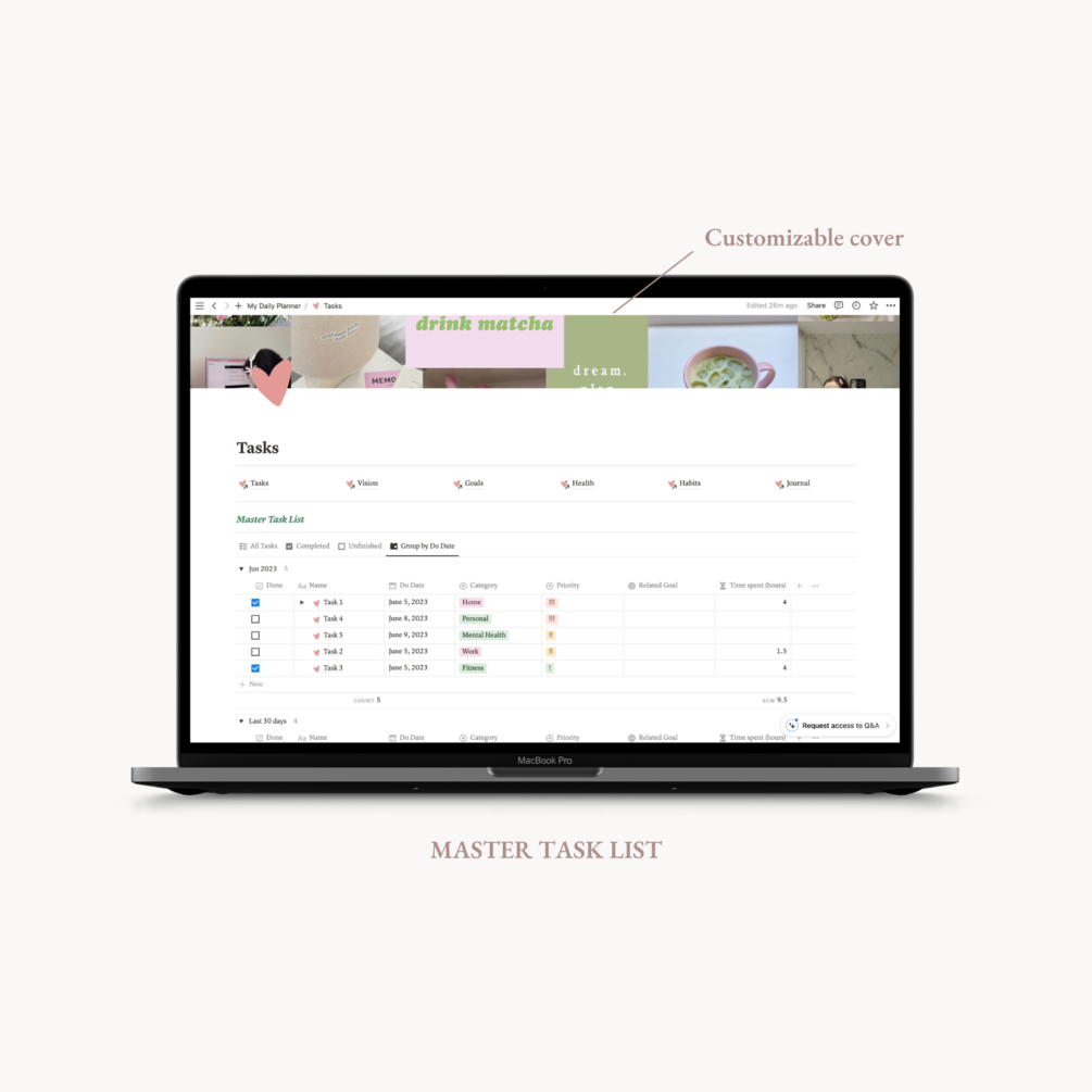 *NEW* Daily Notion Planner