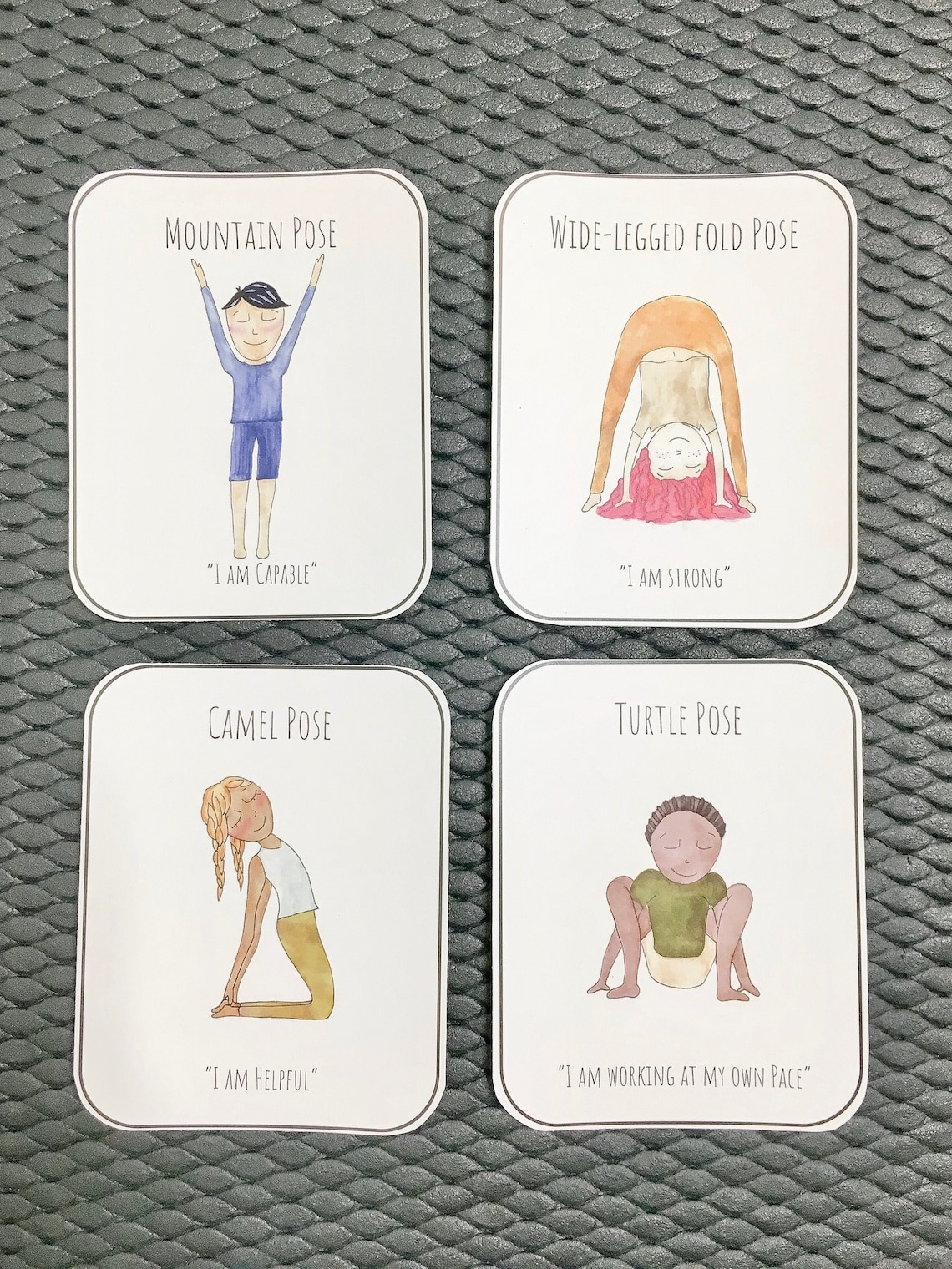 Kids Yoga Stretch Cards
