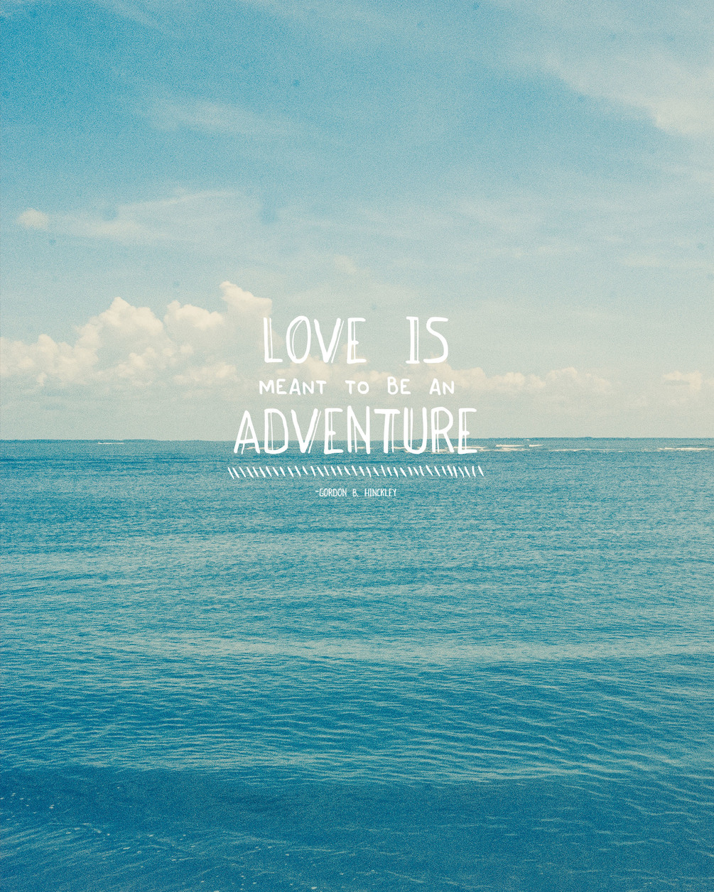 Love is an Adventure Poster