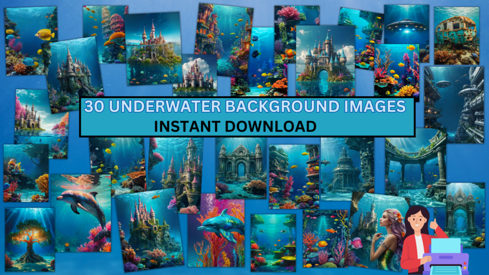 Free Underwater Background Images for Scrapbooking and Collage ...