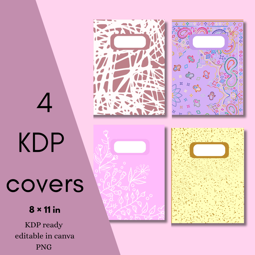 4 kDP covers 8 × 11 in | ready to use