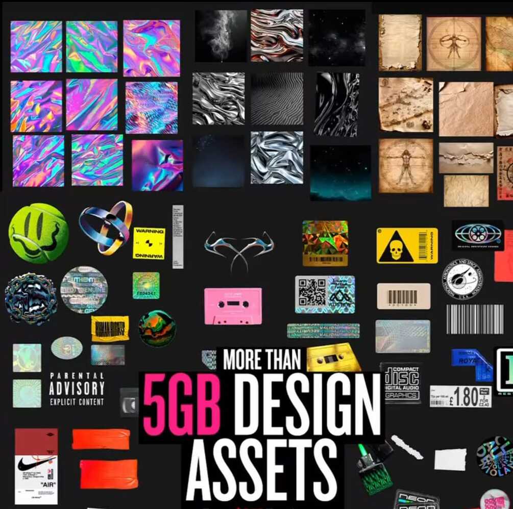 All in one Design asset for Video Editing