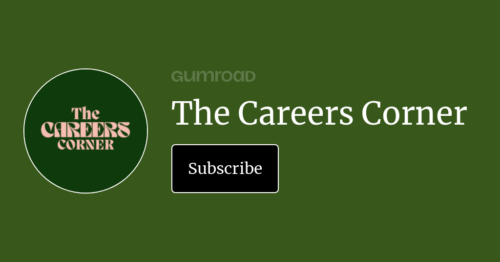 The Careers Corner