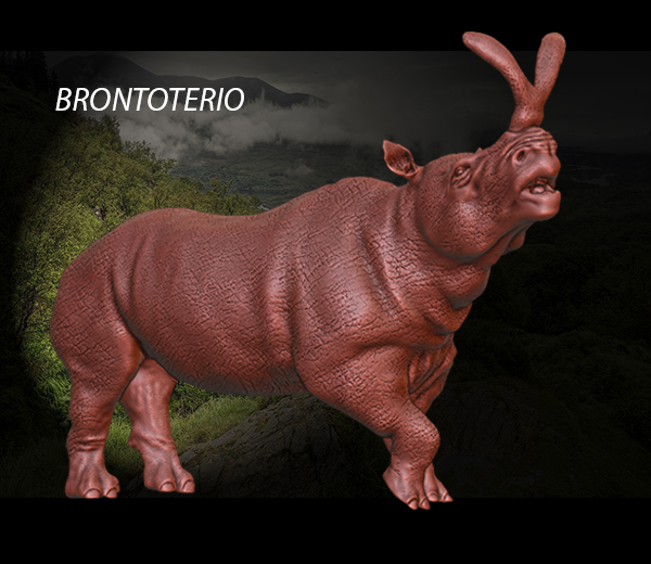 BRONTOTERIO (Megacerops coloradensis)