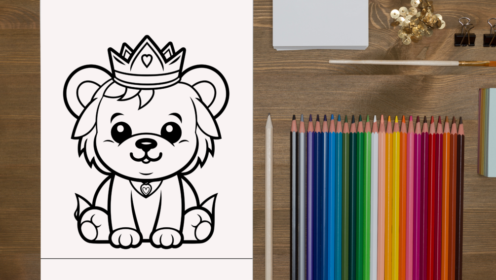 Cute Baby Animal Coloring Pages – Printable Kids Activity Pack