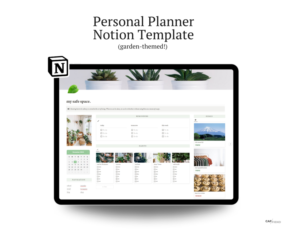 Notion Personal Organizer