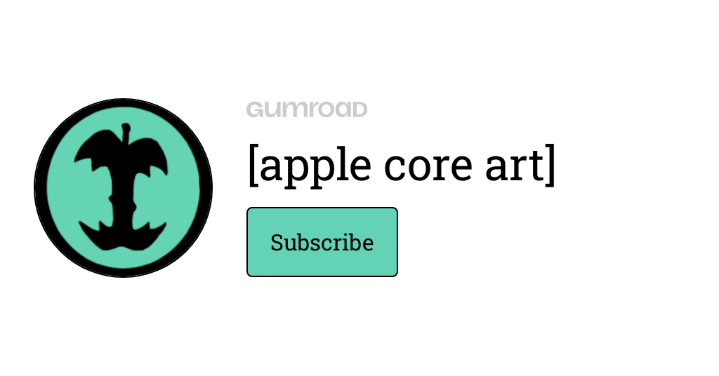 [apple core art]