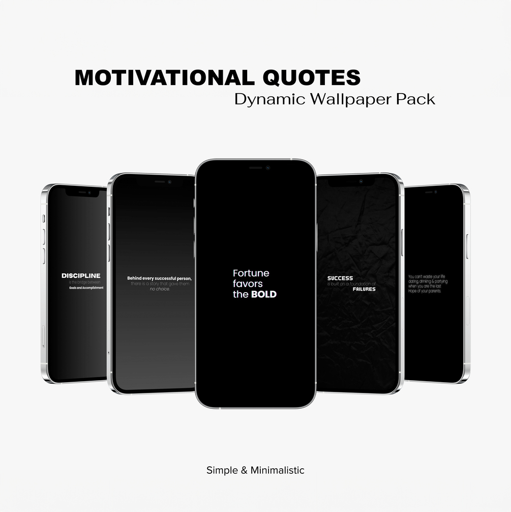 Dynamic Motivational Wallpaper Pack