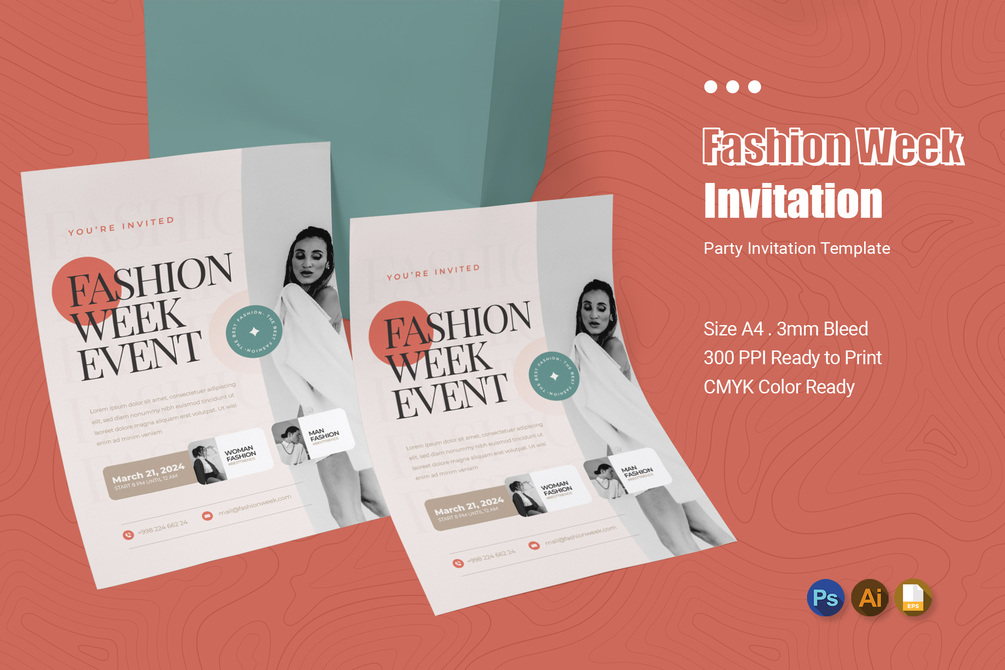 Fashion Week Party Invitation