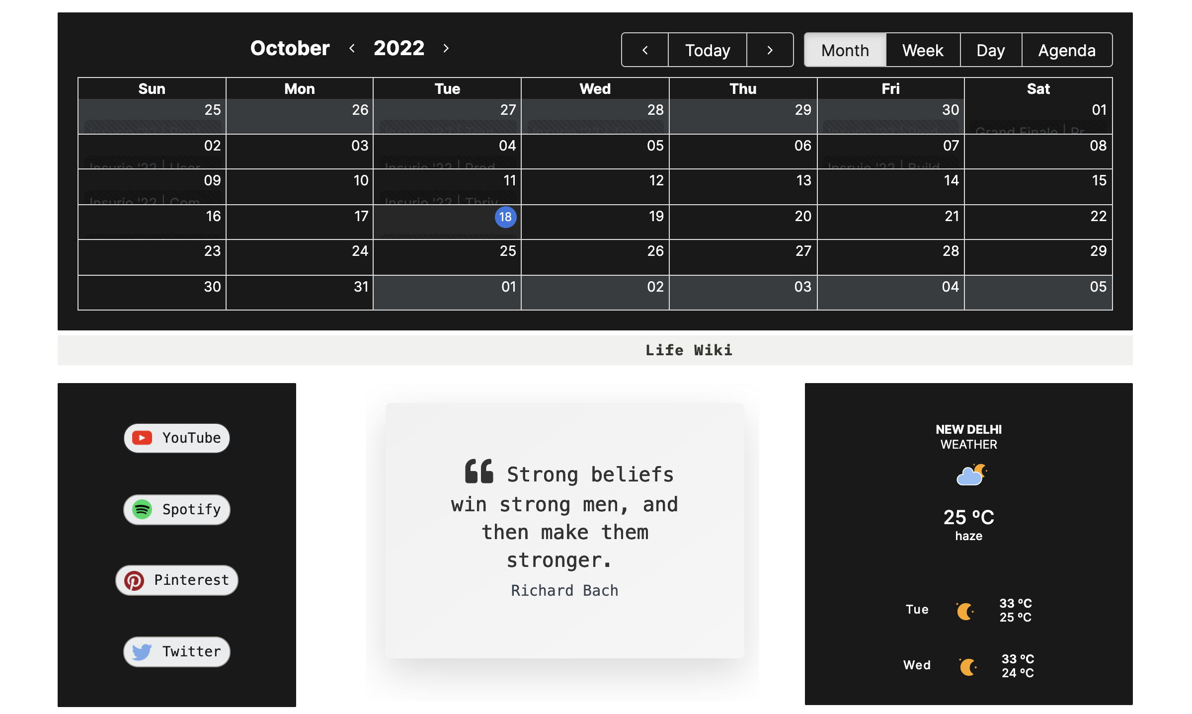 Get a Dictionary and Daily Quote Widget - smoul