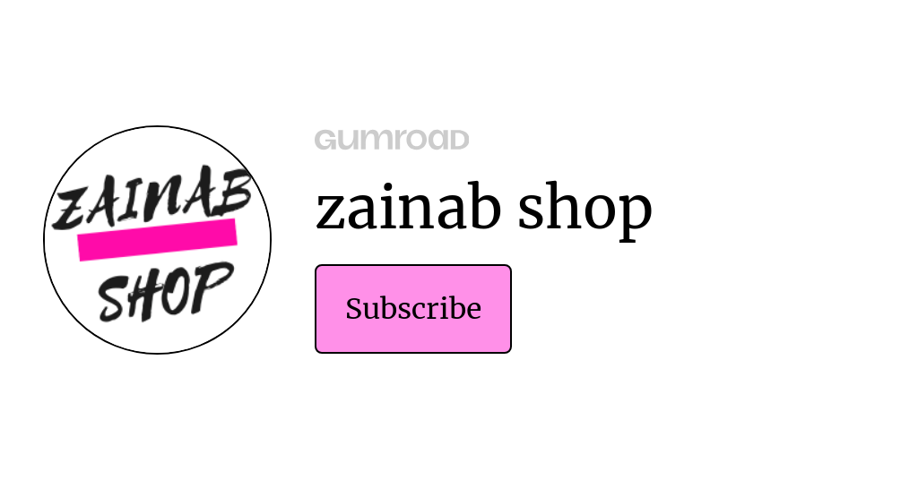 zainab shop