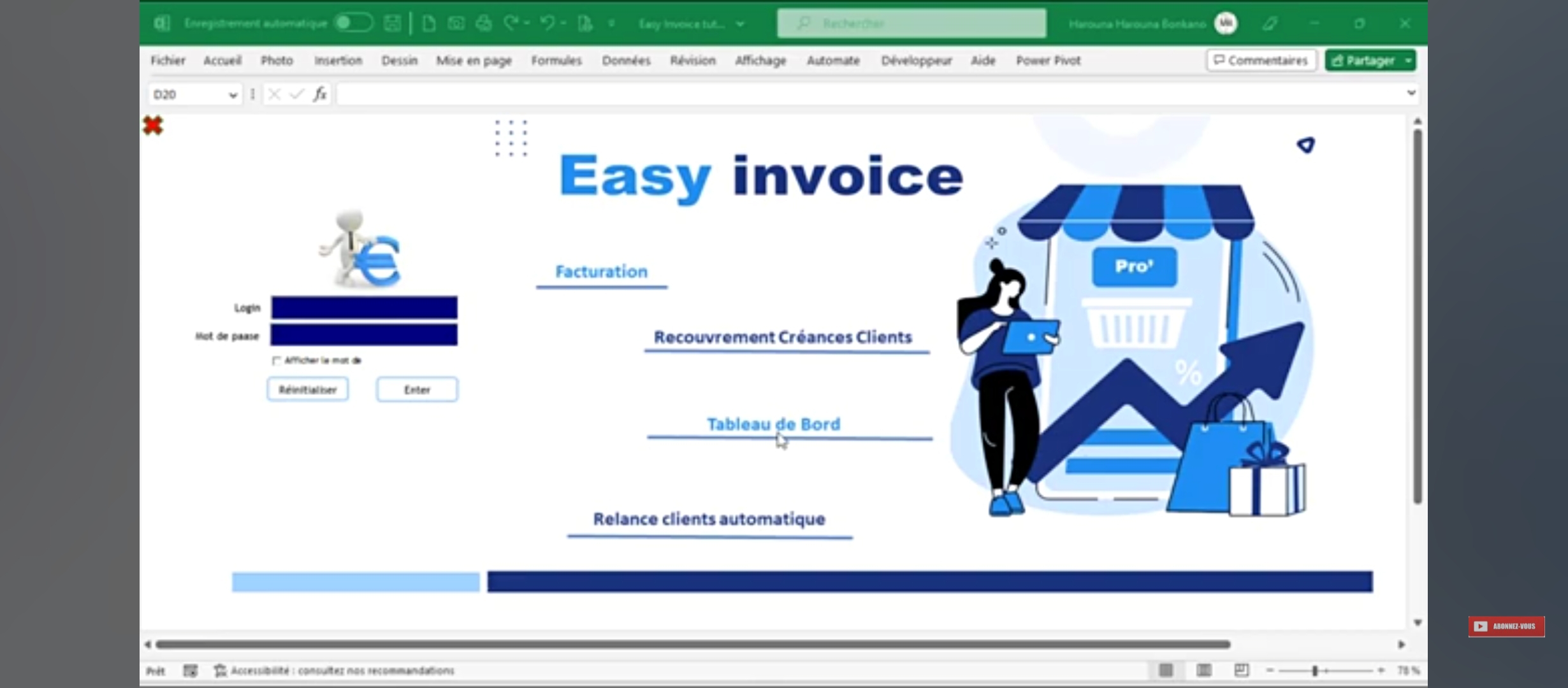 Facturation, recouvrement et relance clients Automatiques