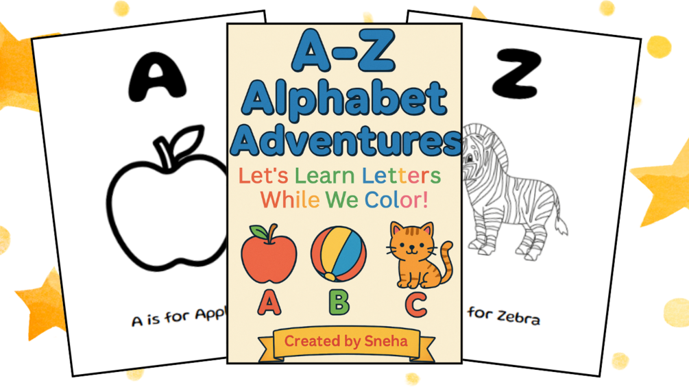 Alphabet Coloring Book for Kids (A–Z) – Fun & Educational Printable (copy)