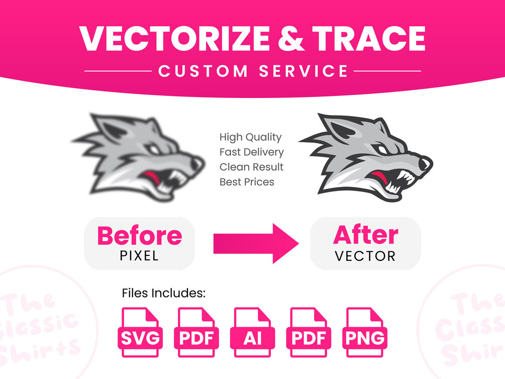 Custom Vectorize service, Vector Redraw, Image To Vector, Logo & Image ...