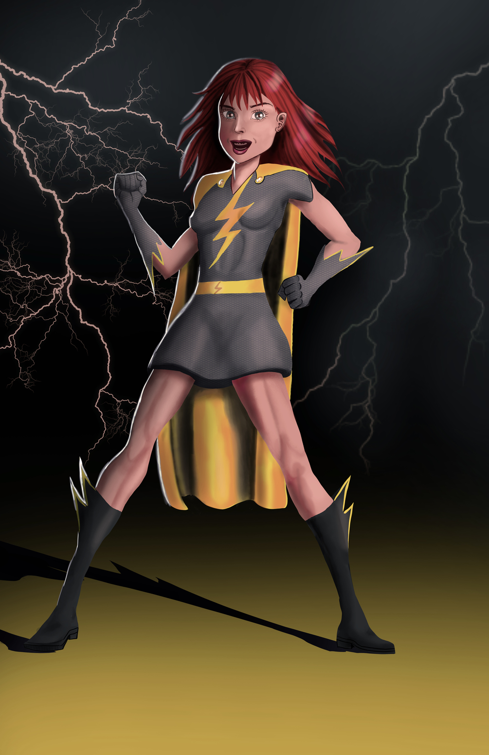 Kid Lightning Grey Suit