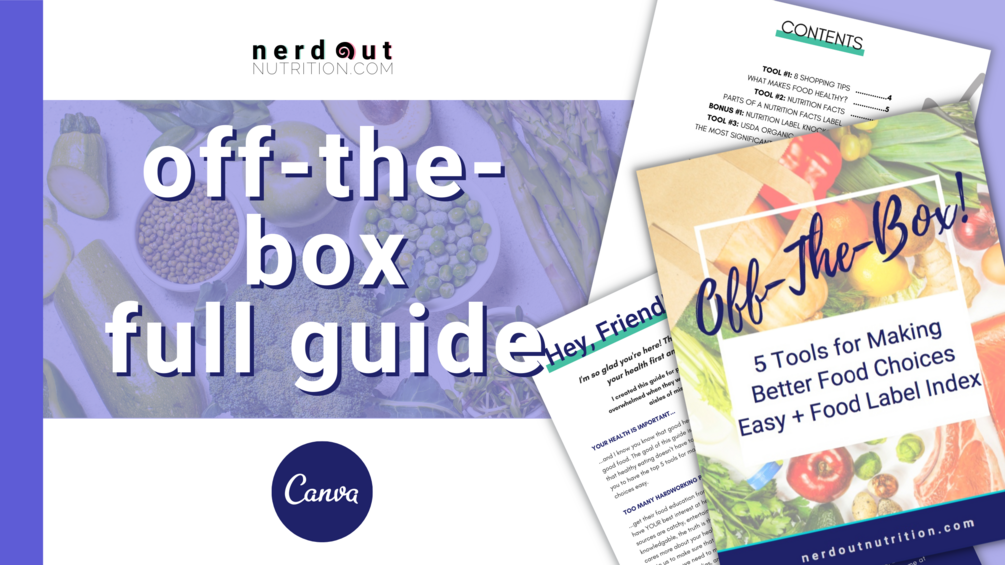 Off-The-Box: 5 Tools for Making Better Food Choices Easy (Full Guide ...