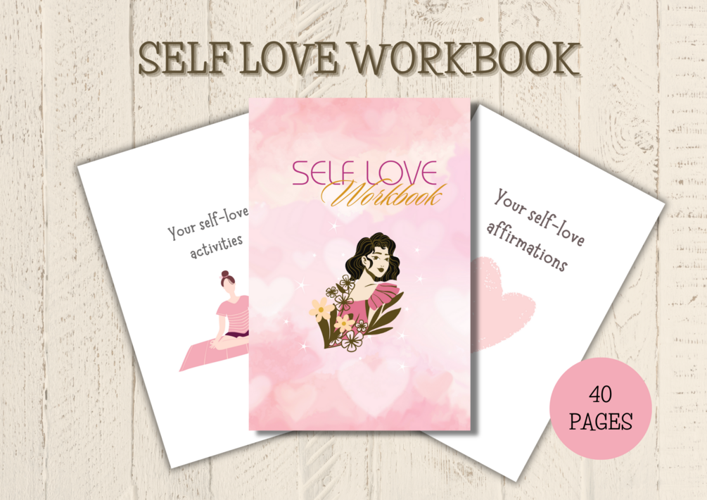 Self-Love Workbook Templates | Editable in Canva and Printable