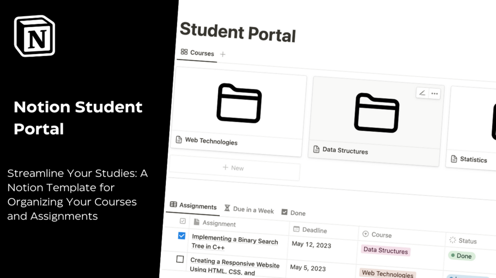Notion Student Portal