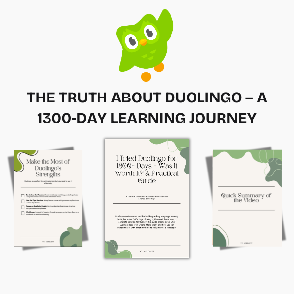 The Truth About Duolingo – A 1300-Day Learning Journey