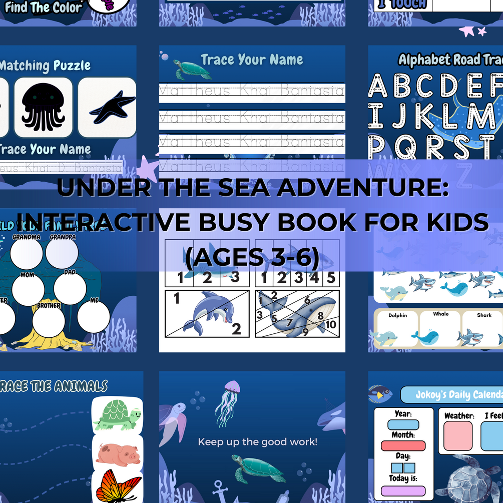 [MARIADIGICREATIONS] Under the Sea Adventure: Interactive Busy Book for ...