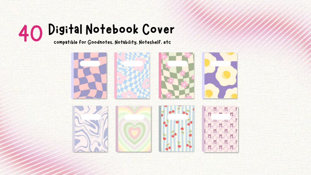 40 Aesthetic Y2K Cover Books for Goodnotes Vol.1