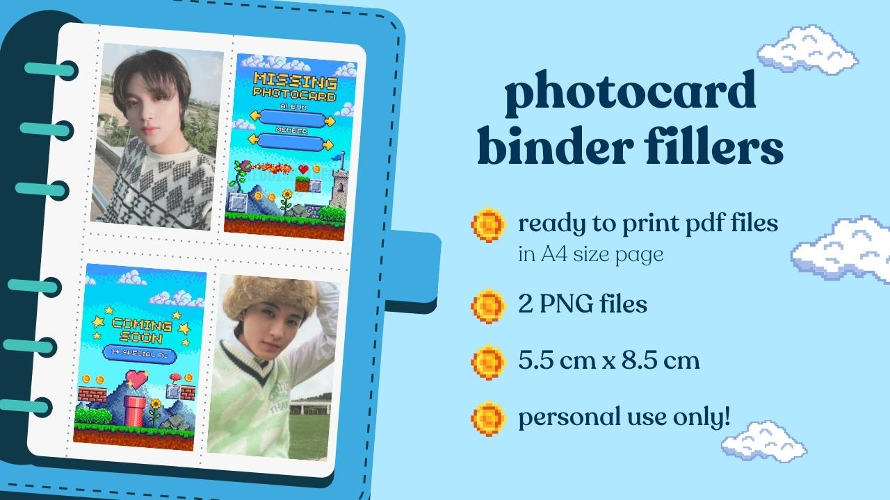 K-Pop Photocard Placeholders - Pixel