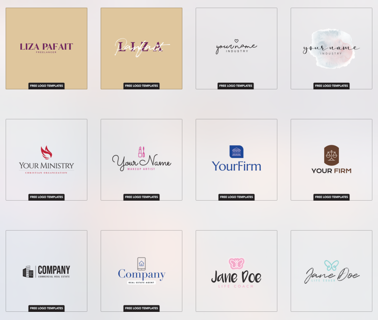 Free Pre-Made Logo Templates (PSD/AI Files Included)